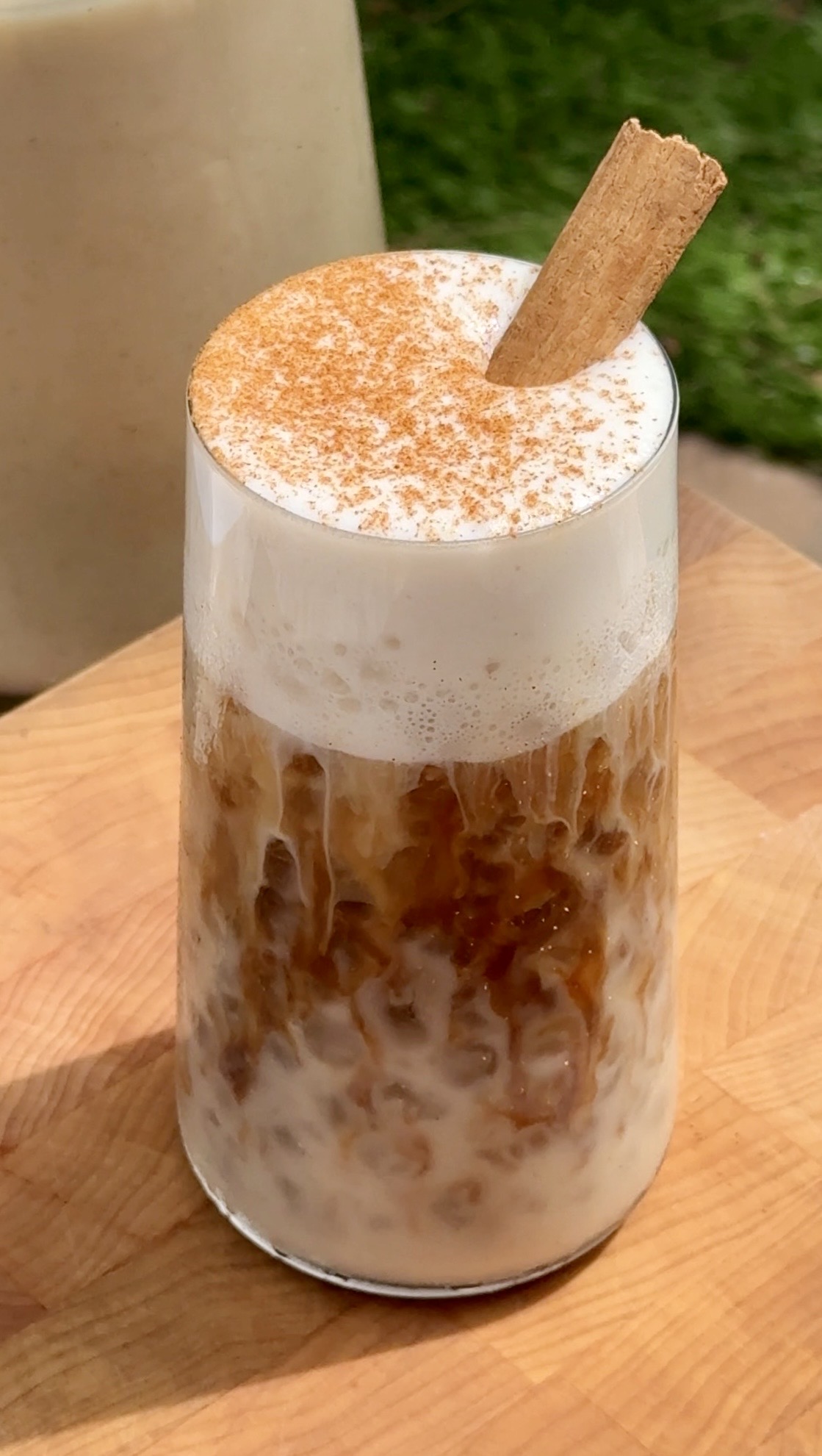 Iced Salvadoran Horchata Latte - thisisavocado_